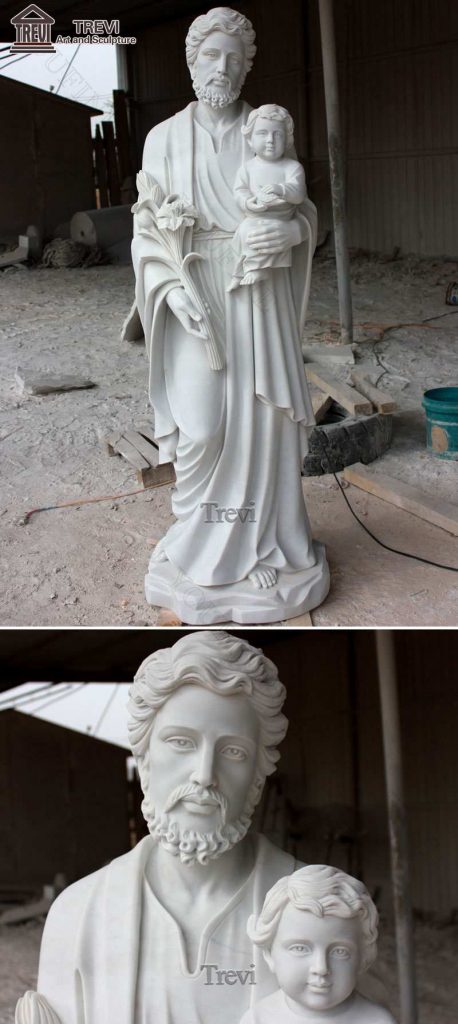 Famous Catholic Marble Holy Father Saint Joseph Statue for sale CHS-254 ...