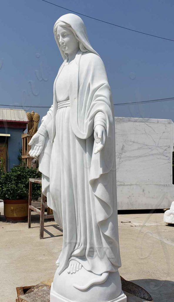 Natural Marble Life Size Catholic Statues Our Lady of Grace Trevi ...
